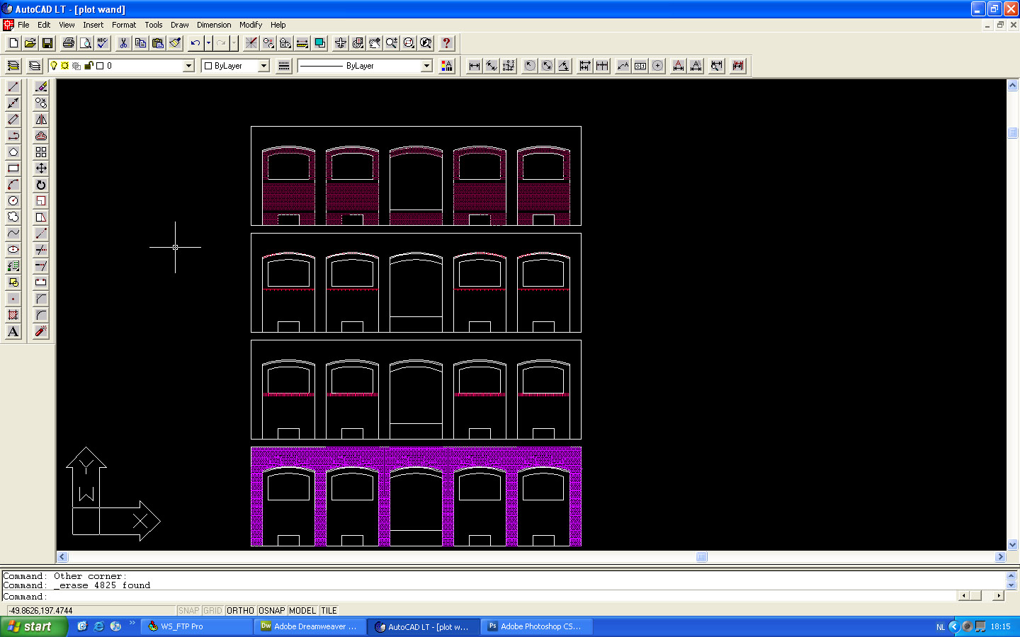 Een tekening maken met autocad voor de plotter | Sleutel Spoor
