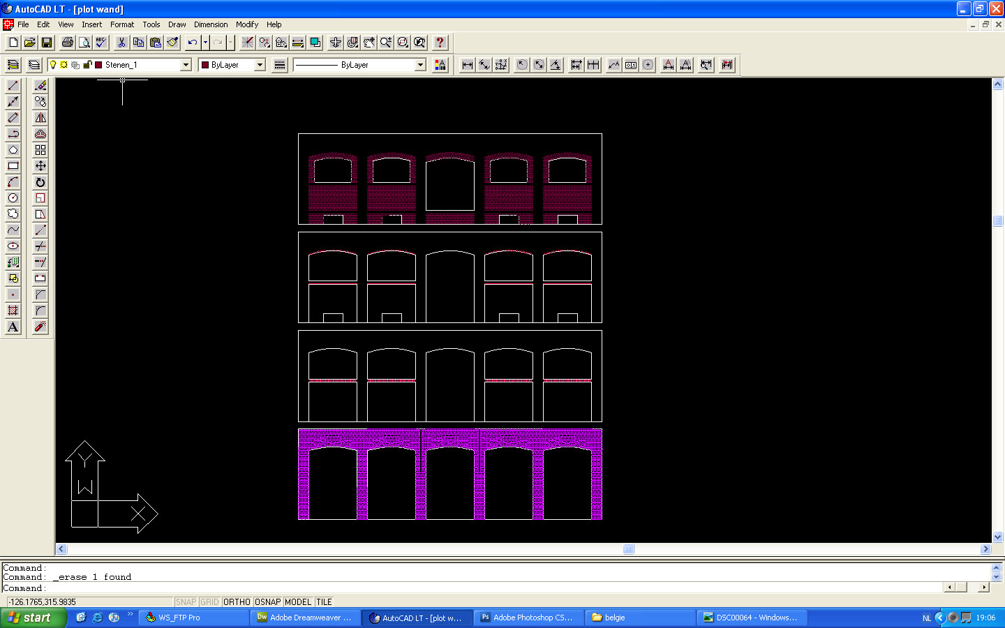 Een tekening maken met autocad voor de plotter | Sleutel Spoor